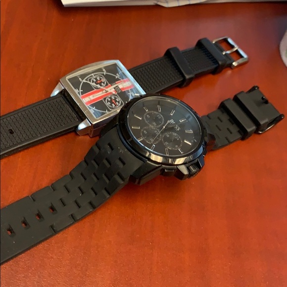 Hugo Boss | Accessories | 2 Hugo Boss Watches Rubber Straps | Poshmark